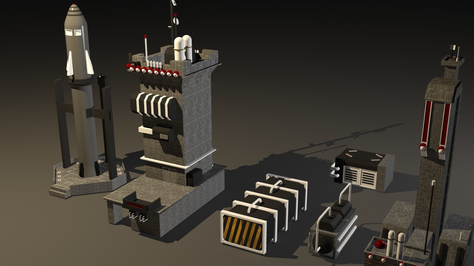 ArtStation - Mars Buildings (Base-Futuristic) | Resources