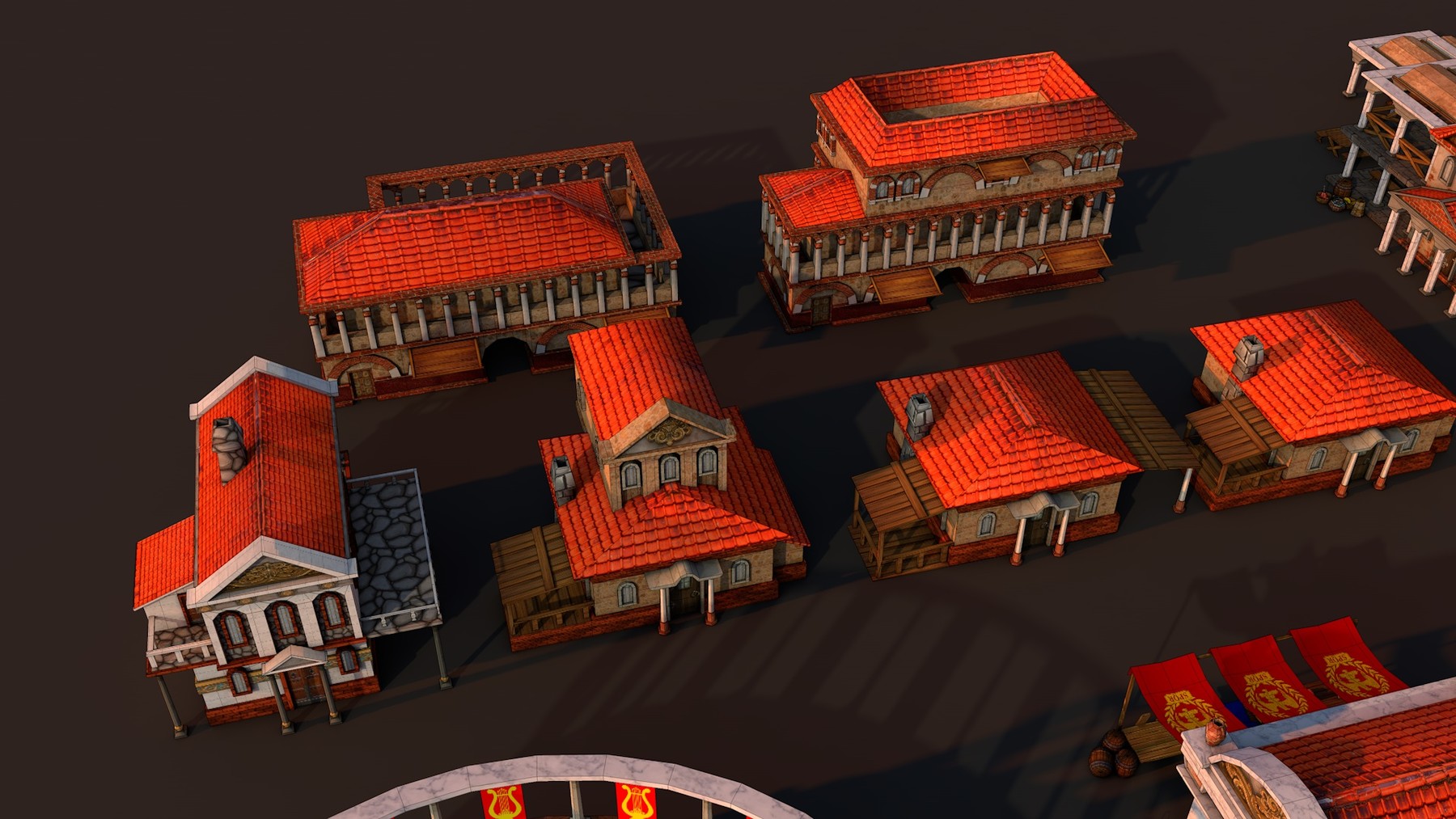 ArtStation - Rome city Package | Game Assets