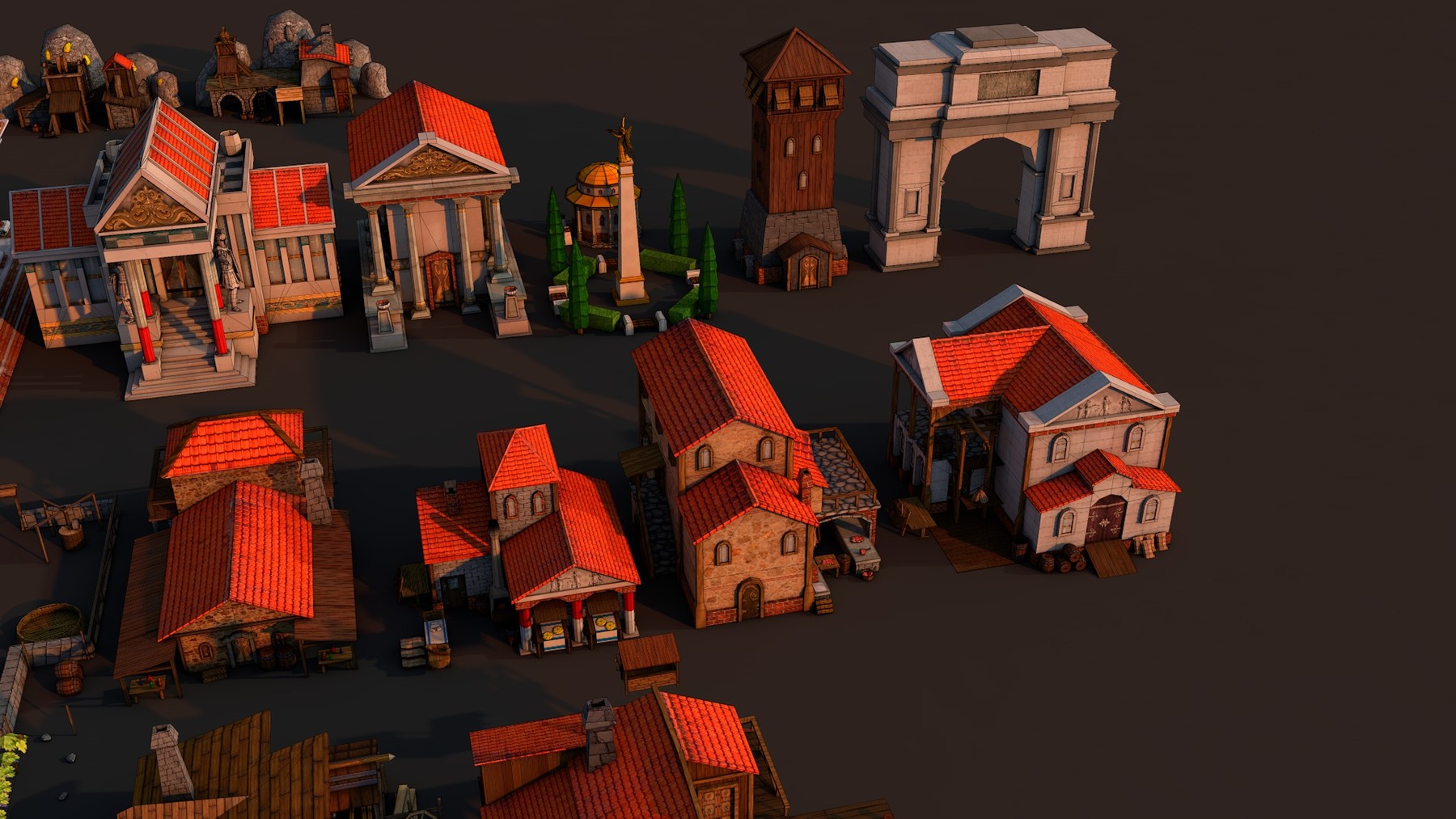 ArtStation - Rome city Package | Game Assets