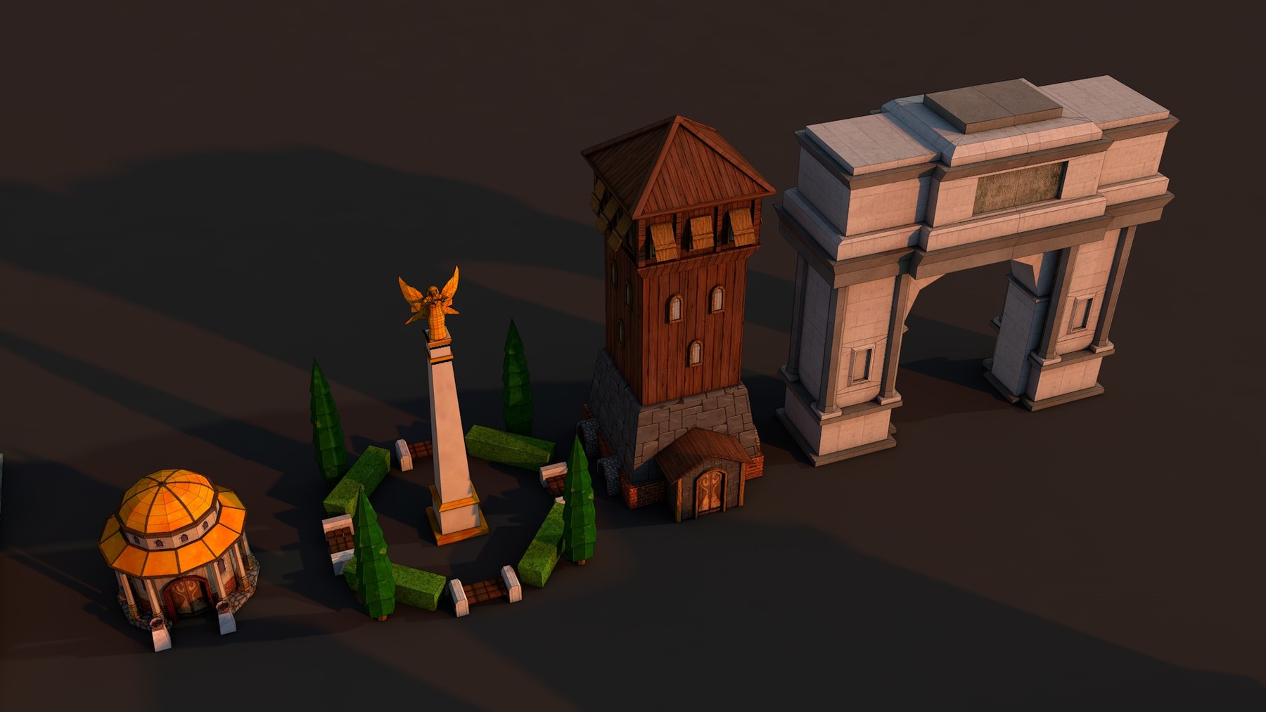 ArtStation - Rome city Package | Game Assets