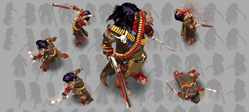 ArtStation - 2D Cowboy Boss | Game Assets