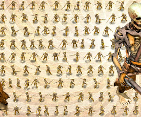 ArtStation - 2D Cowboy Skeleton | Game Assets