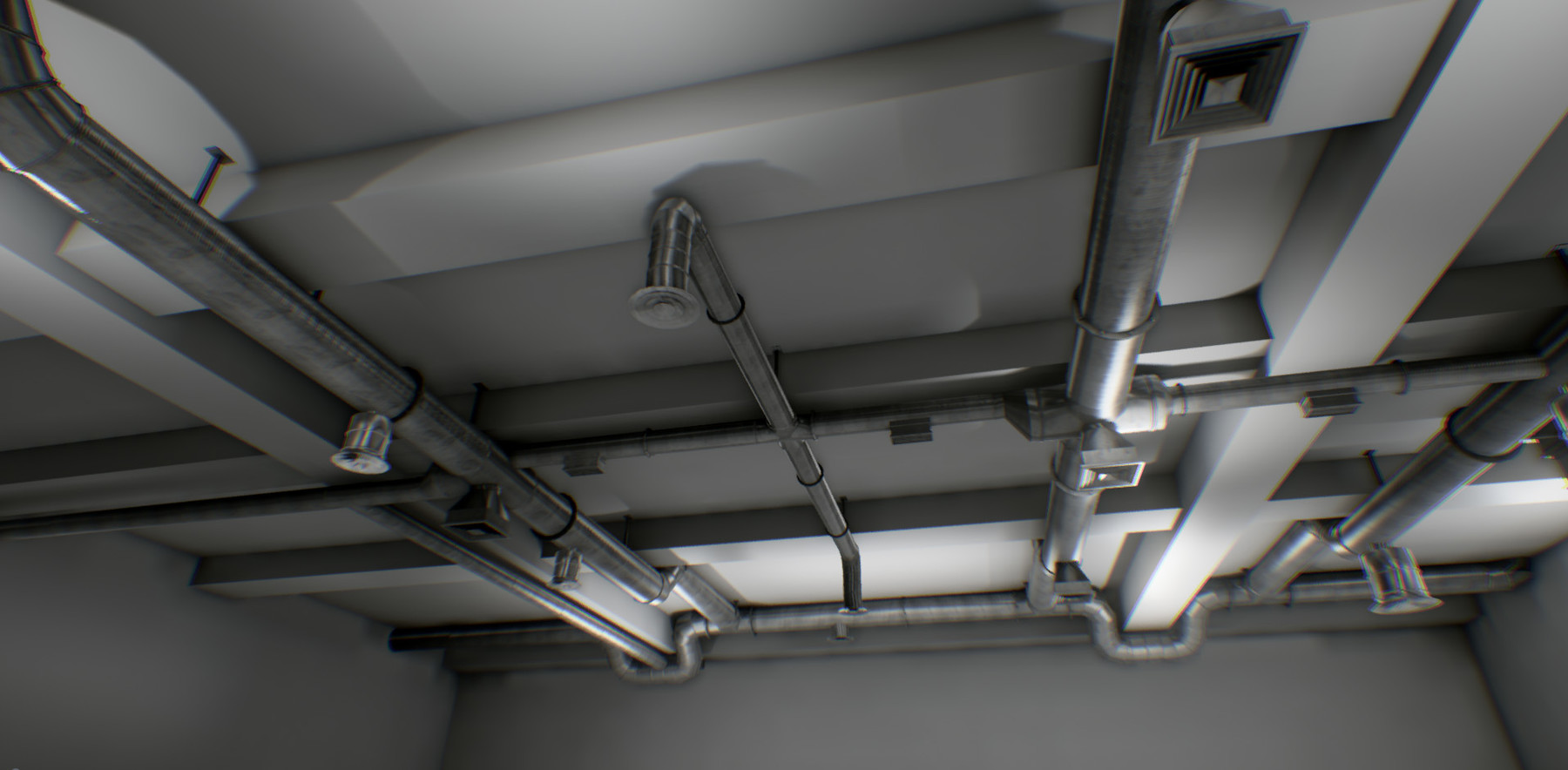 ArtStation - Air ducts modular system 60 elements interior/exterior ...