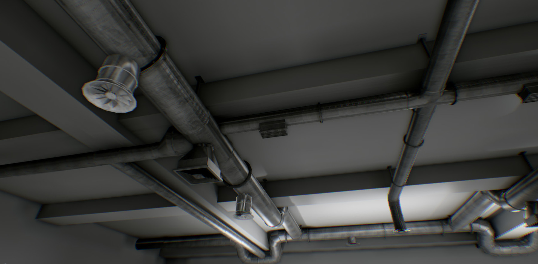 ArtStation - Air ducts modular system 60 elements interior/exterior ...