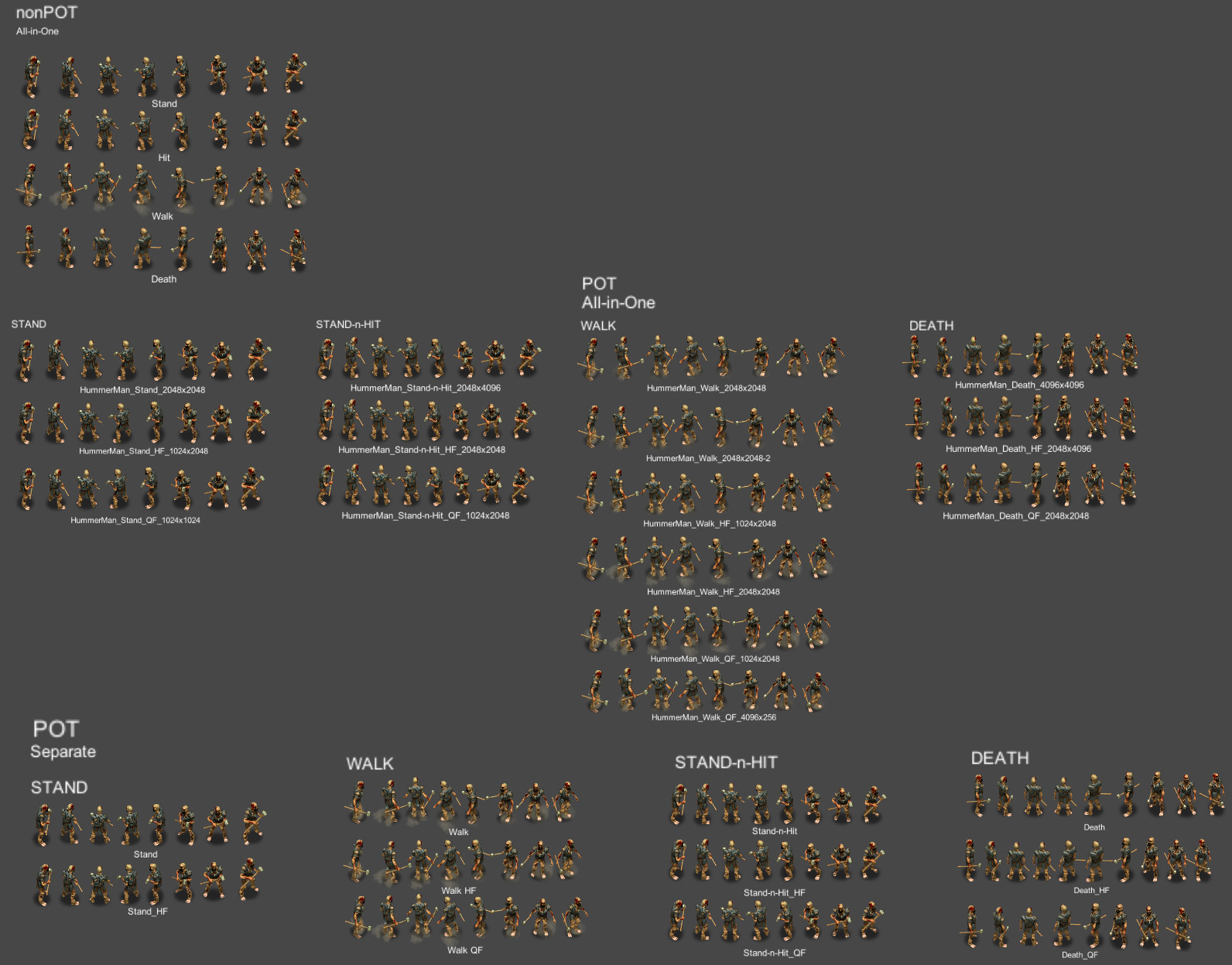 ArtStation - 2D Hummer Zombie Man | Game Assets