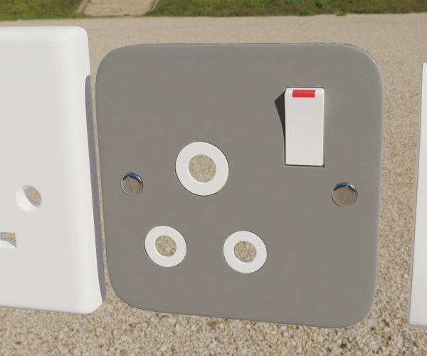 ArtStation - house electrical sockets collection 3D model | Resources
