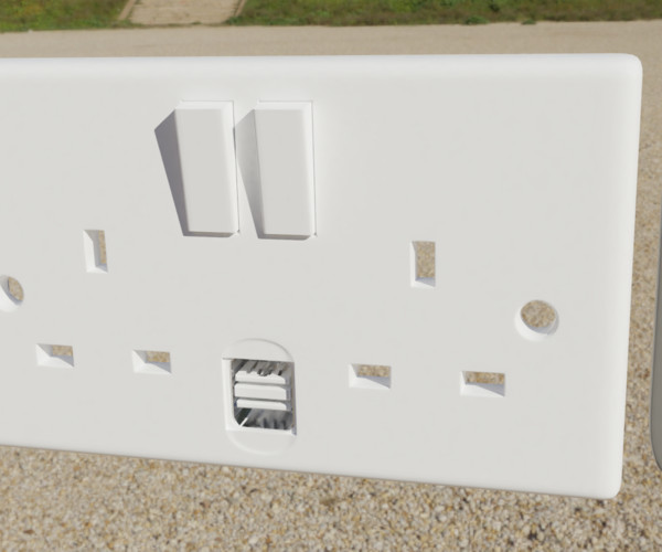 ArtStation - house electrical sockets collection 3D model | Resources