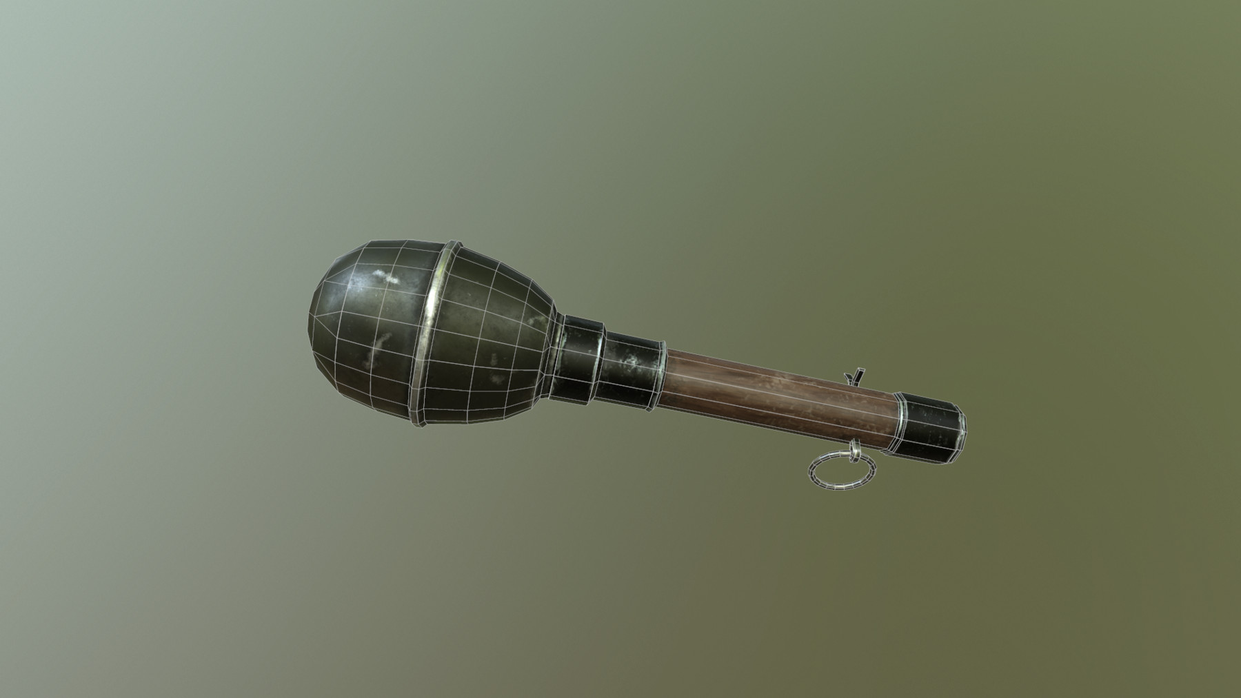 ArtStation - WWII Granade Launcher + Grenades | Game Assets