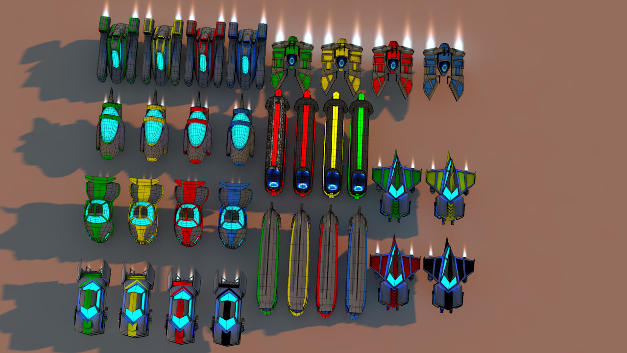 ArtStation - Cartoon Car Set | Game Assets