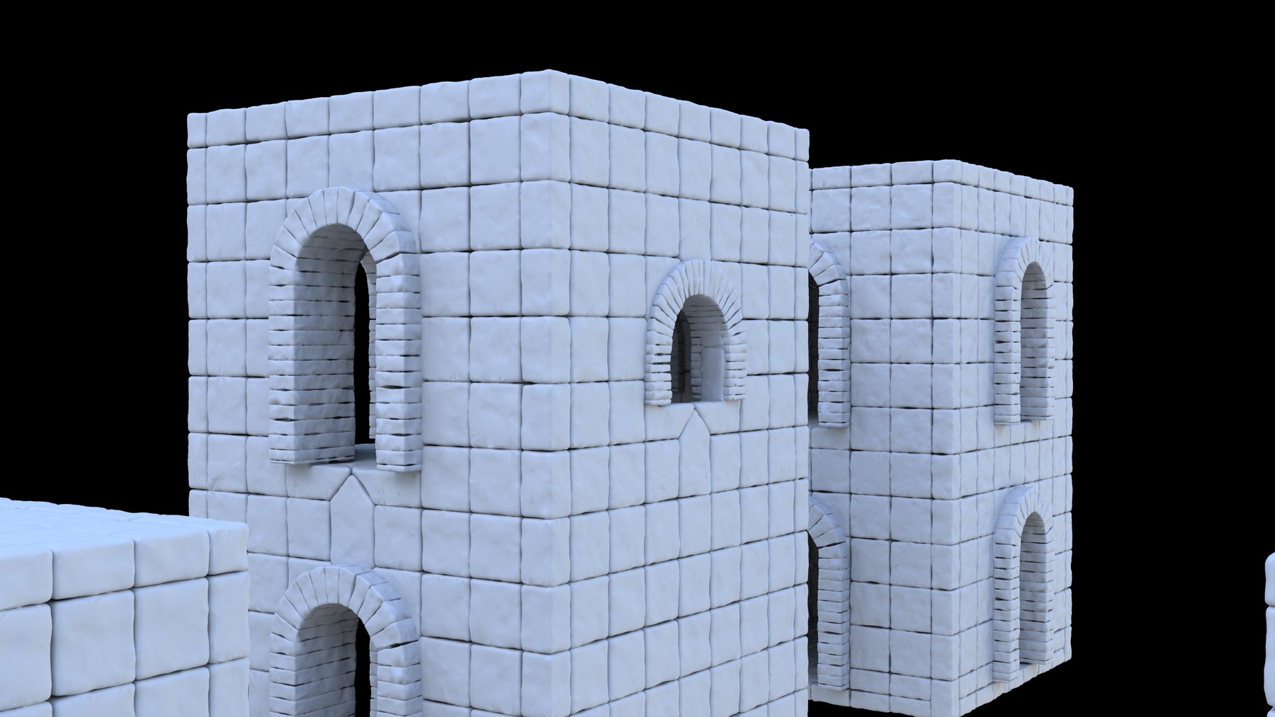 ArtStation - Procedural Rock Castle Models | Resources