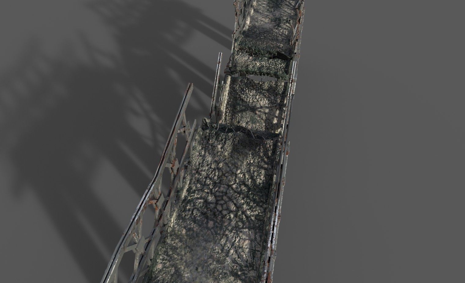 ArtStation - Destroyed Bridge | Game Assets