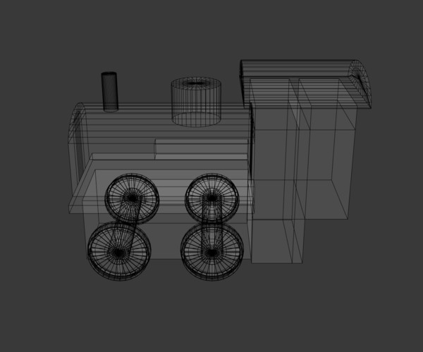 ArtStation - Low-Poly Wooden Toy Train | Game Assets