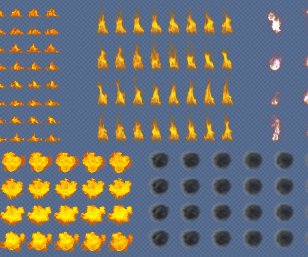 ArtStation - 2D Fire effects | Game Assets