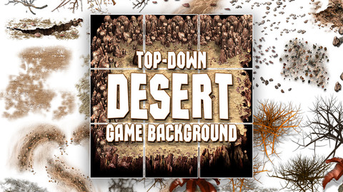 ArtStation - Desert Game Background | Game Assets