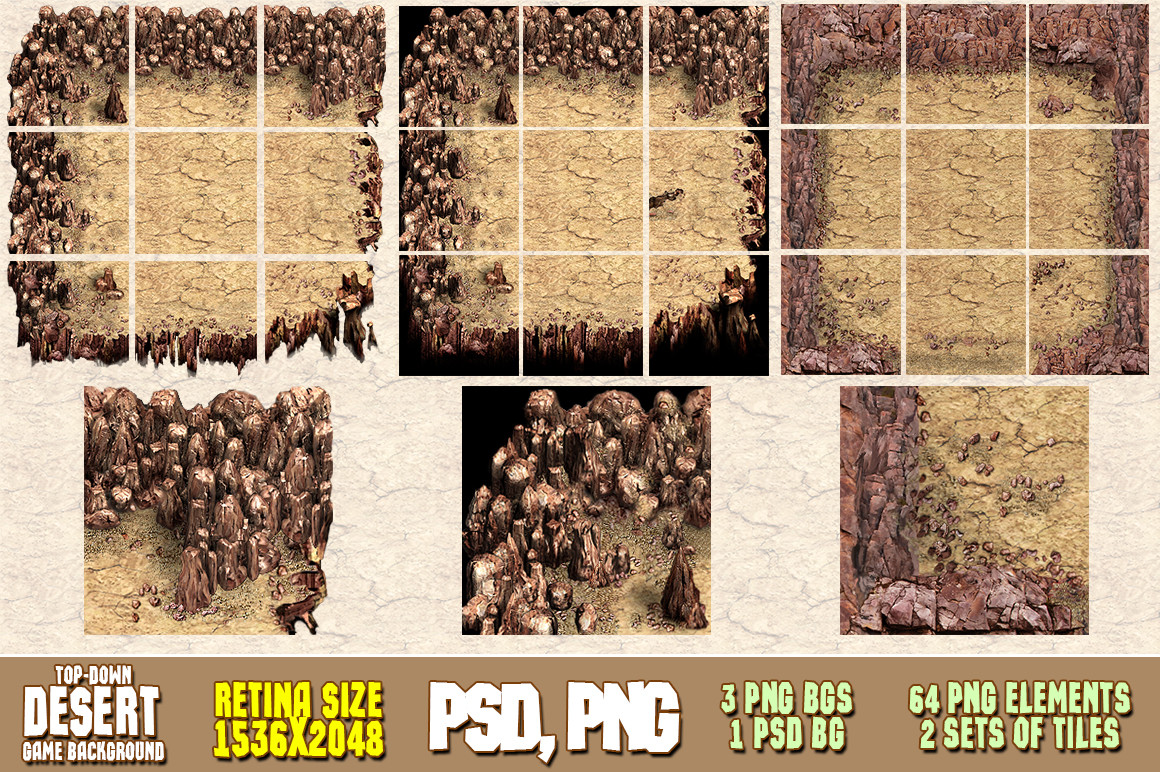 ArtStation - Desert Game Background | Game Assets