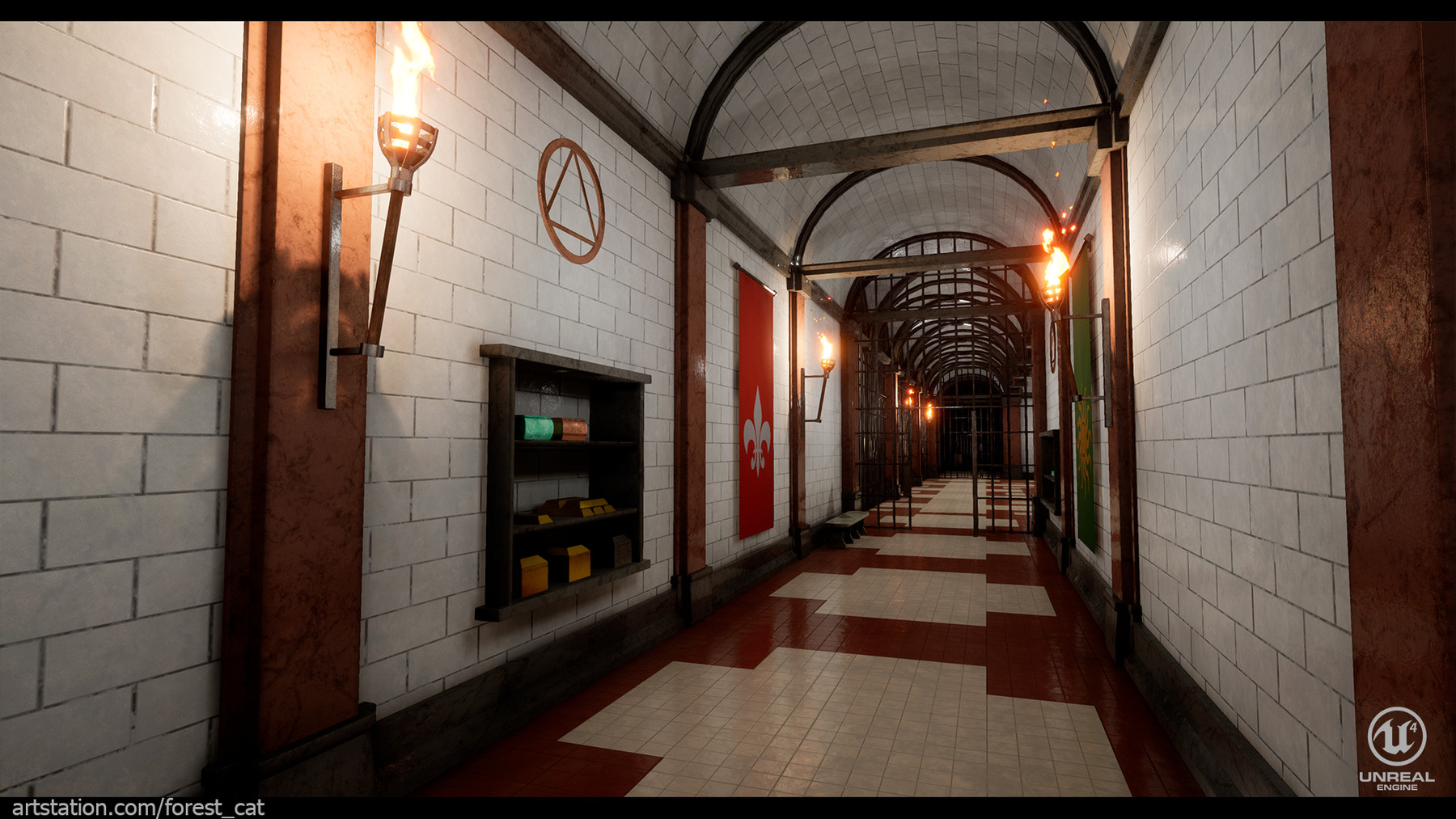 ArtStation - UE4 Modular Palace Dungeon A | Game Assets
