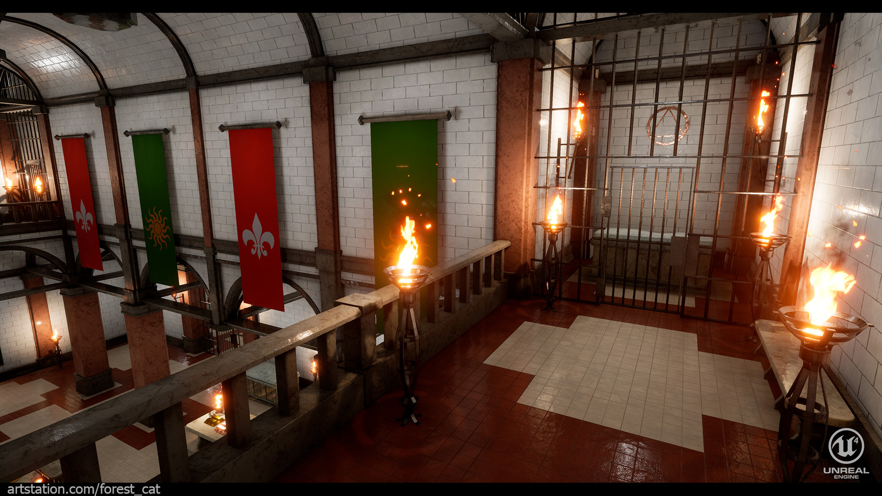 ArtStation - UE4 Modular Palace Dungeon A | Game Assets