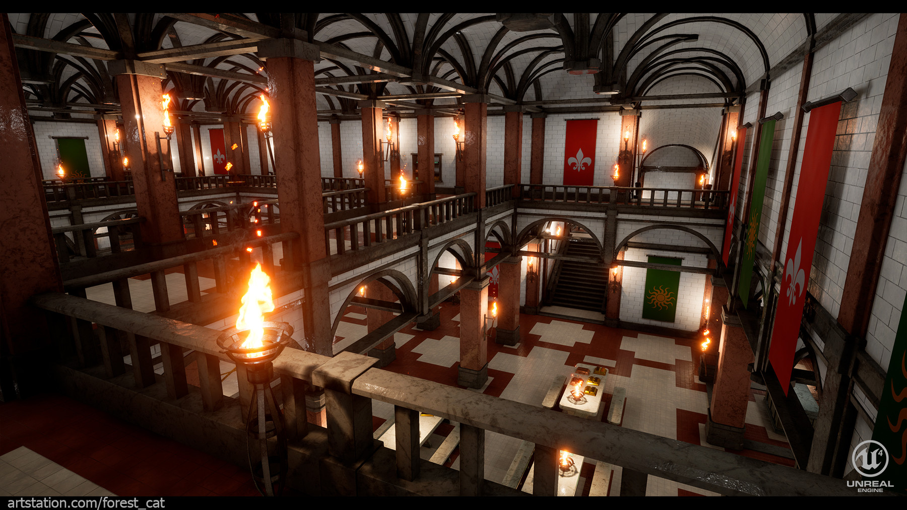 ArtStation - UE4 Modular Palace Dungeon A | Game Assets