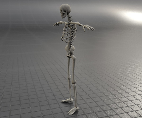ArtStation - Skeleton Poses Pack - Low-poly 3D model | Game Assets
