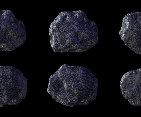 ArtStation - Asteroid Pack - Low-poly 3D model | Resources