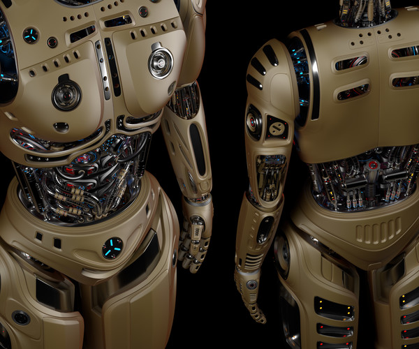 ArtStation - Robot Man Advanced Edition (NO RIG) | Resources