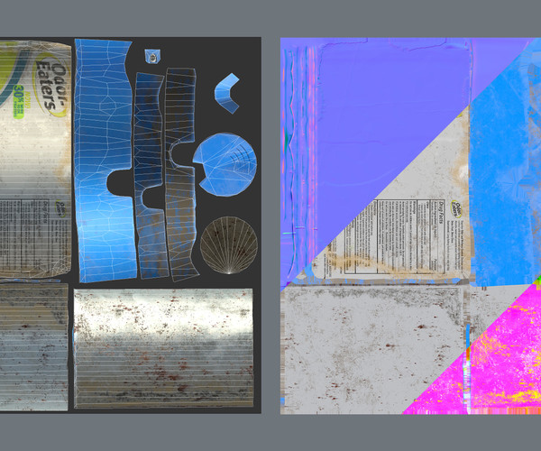 ArtStation - Spray Cans Bedroom Clutter (PBR Game Ready) | Game Assets