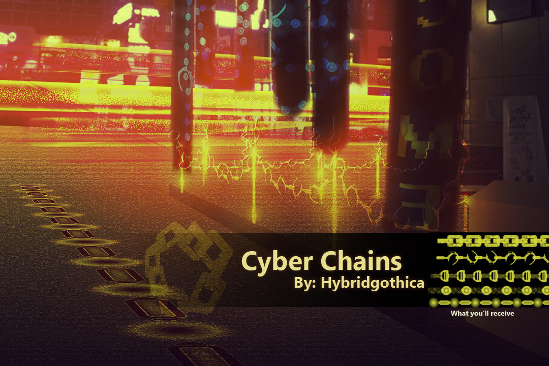 ArtStation - Cyber Chains Brushes. | Brushes