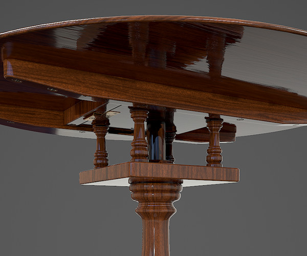 ArtStation - Tilt Top Table - PBR | Game Assets