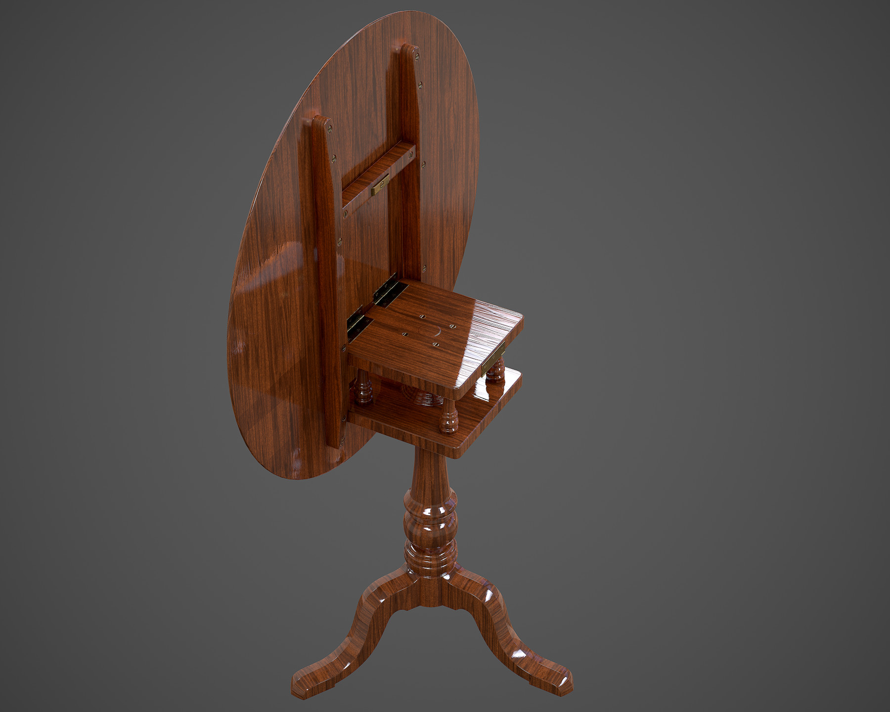 ArtStation - Tilt Top Table - PBR | Game Assets