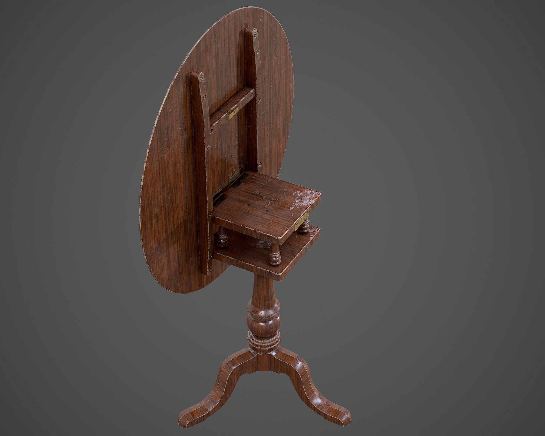 ArtStation - Tilt Top Table - PBR | Game Assets