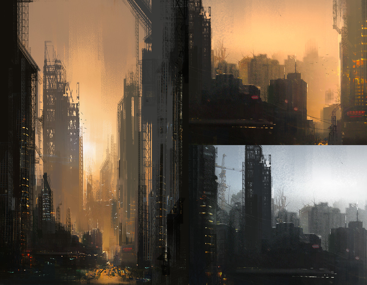 ArtStation - Speed Painting Demo: Cityscape | Tutorials