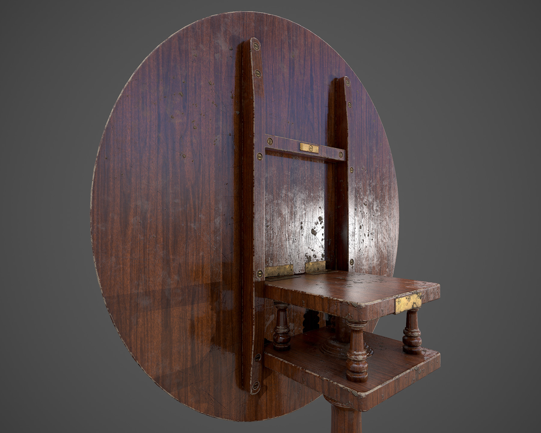 ArtStation - Tilt Top Table - PBR | Game Assets