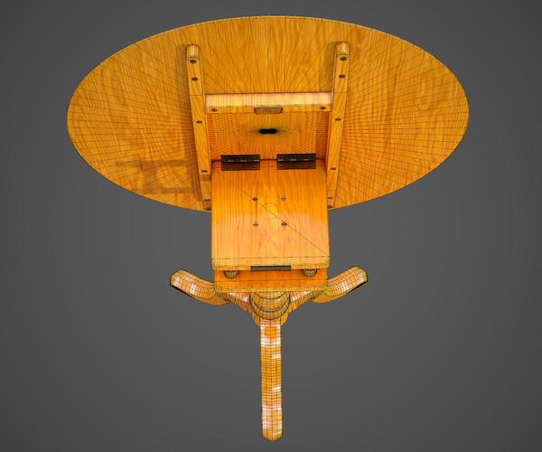 ArtStation - Tilt Top Table - PBR | Game Assets