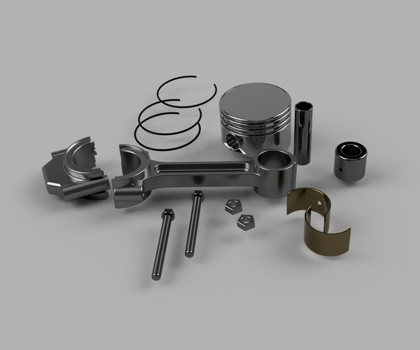 ArtStation - Piston 3D model | Resources