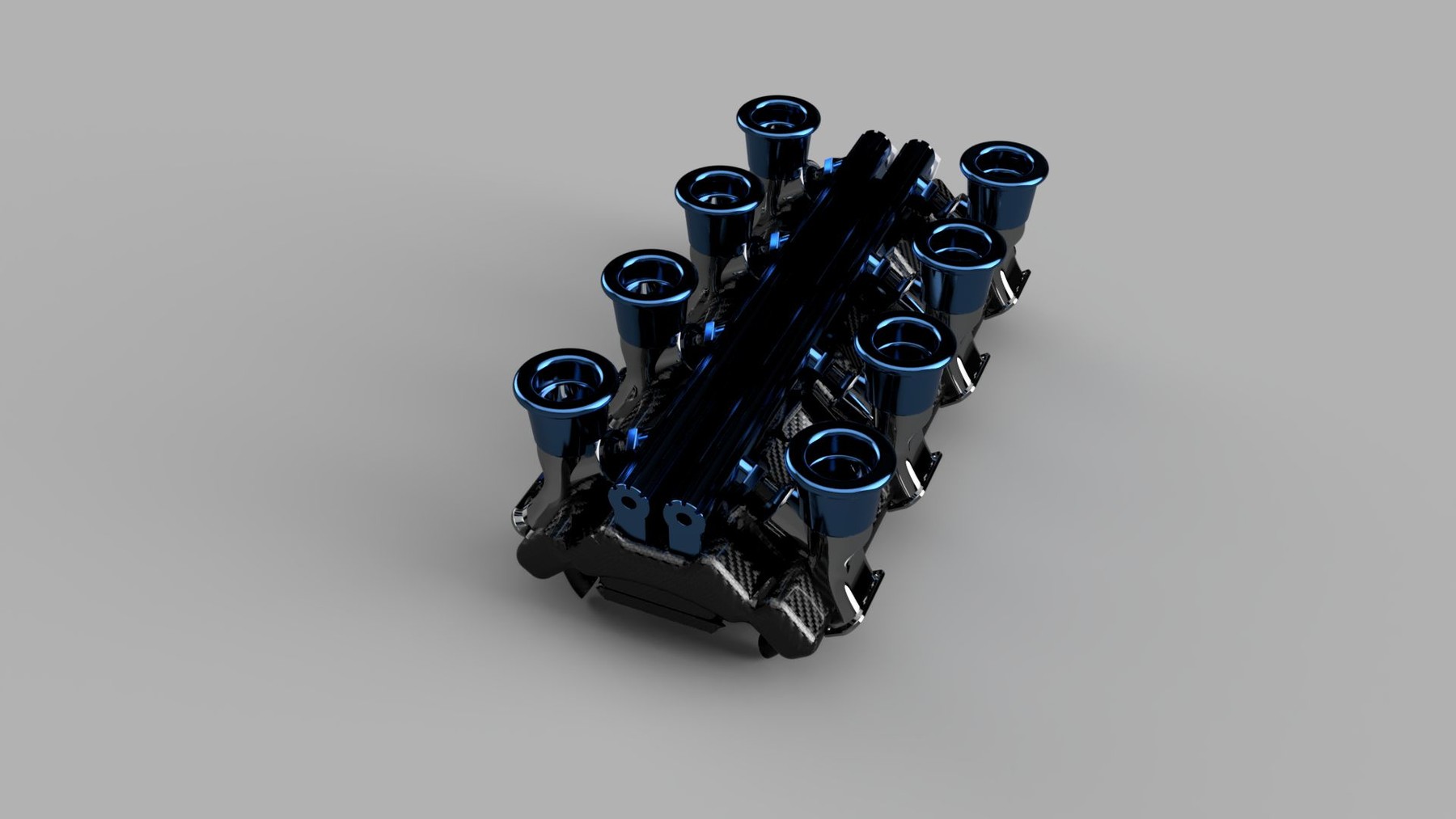 ArtStation - V8 Biturbo Engine 3D model | Resources