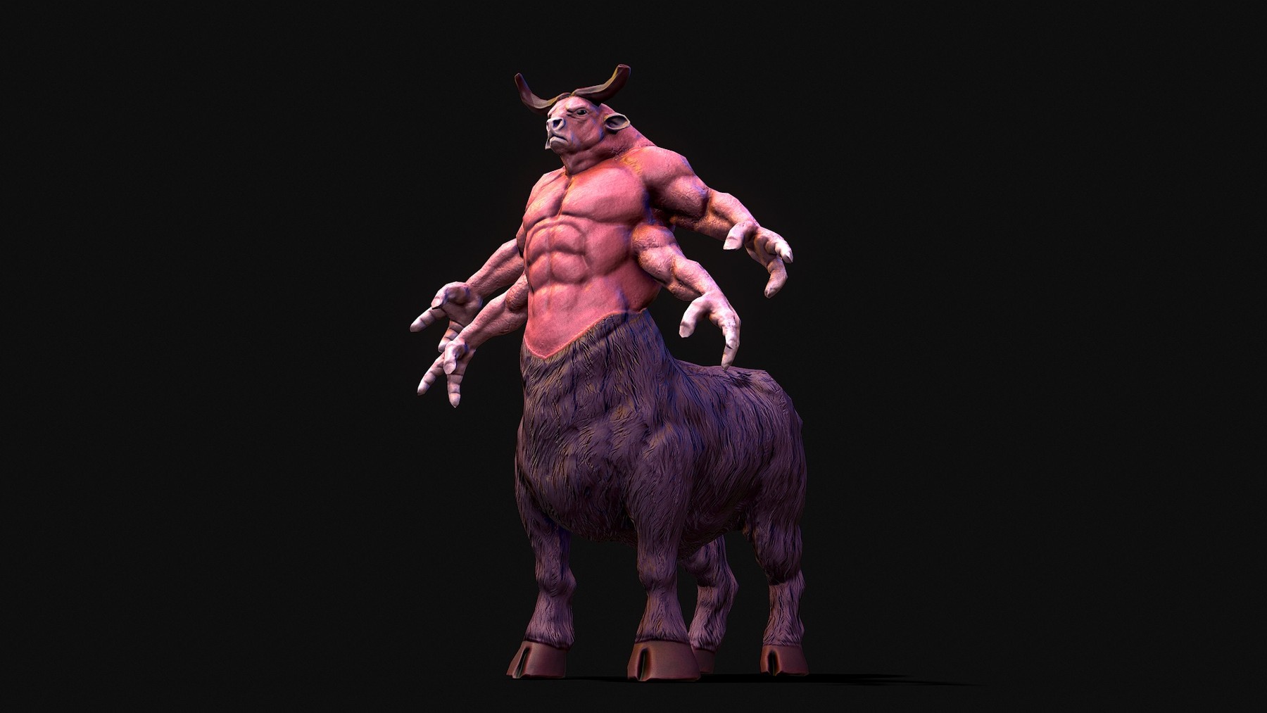 ArtStation - Warrior Bull | Game Assets