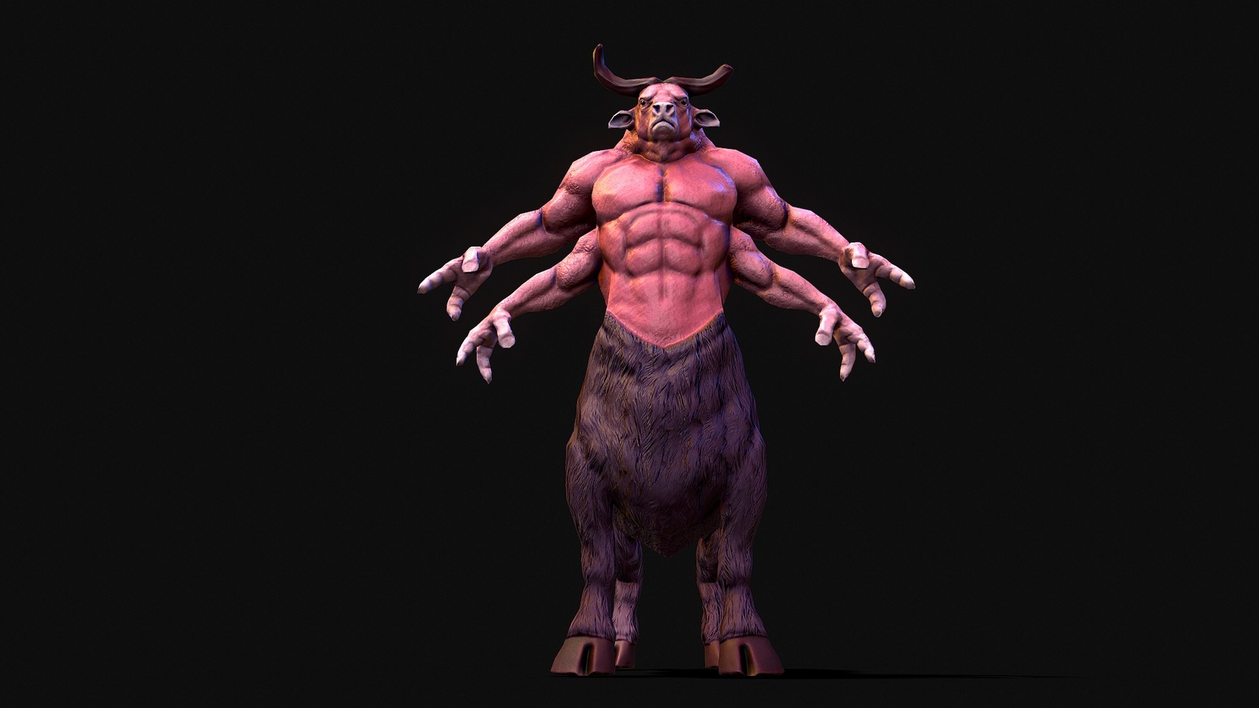 ArtStation - Warrior Bull | Game Assets