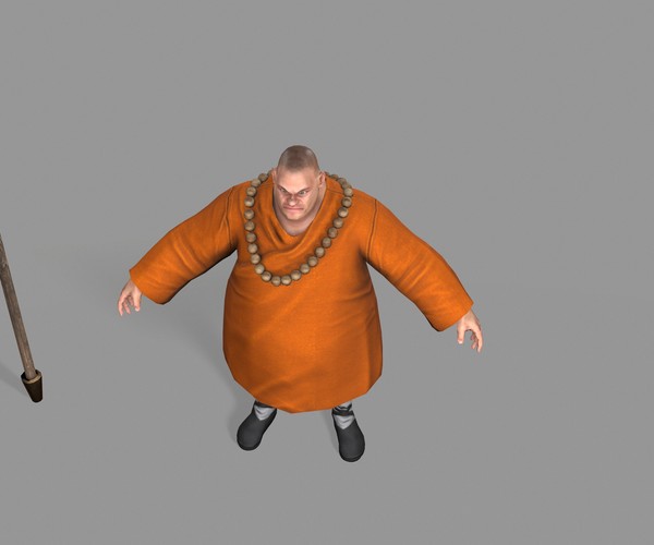 ArtStation - Monk | Game Assets