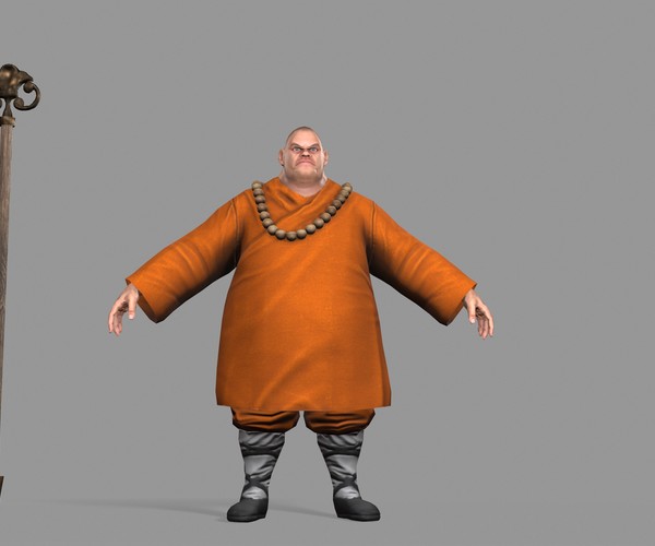 ArtStation - Monk | Game Assets