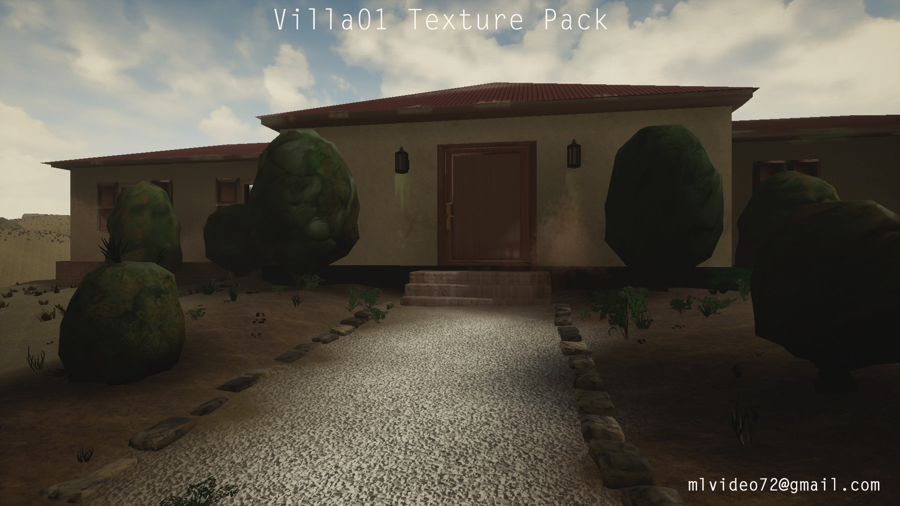 ArtStation - Villa01 Texture Pack | Game Assets