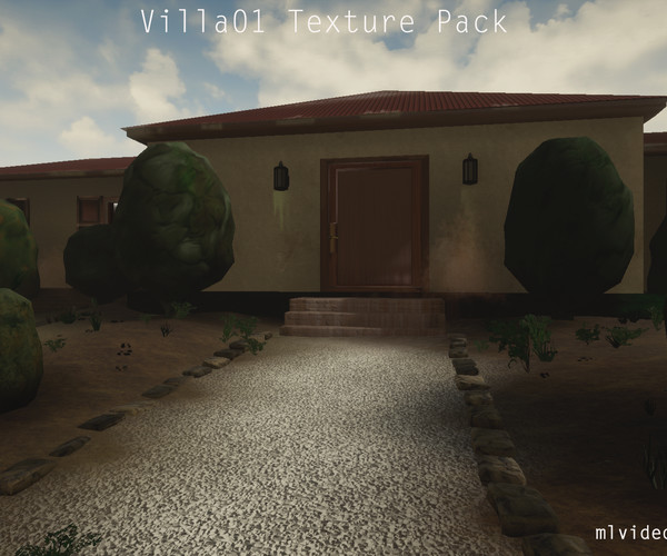 ArtStation - Villa01 Texture Pack | Game Assets