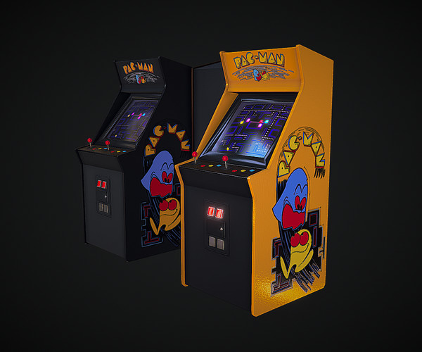 ArtStation - Three Classic Arcade Game Machines | Resources