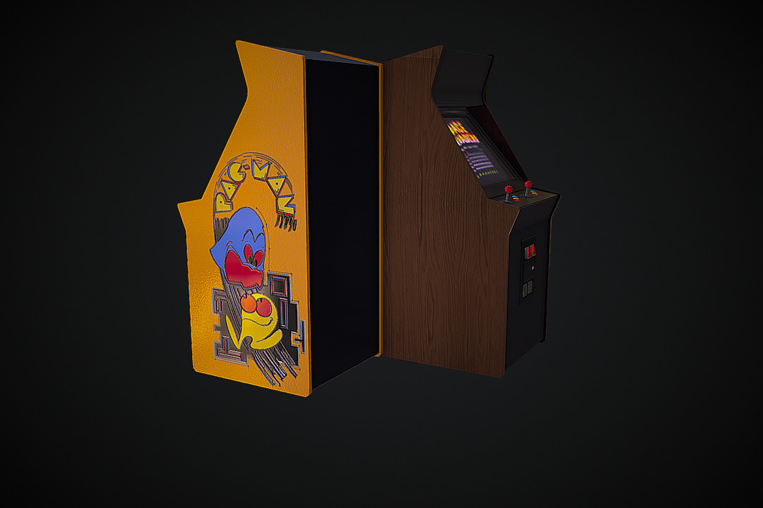 ArtStation - Three Classic Arcade Game Machines | Resources