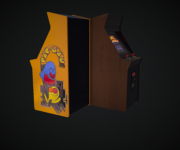 ArtStation - Three Classic Arcade Game Machines | Resources