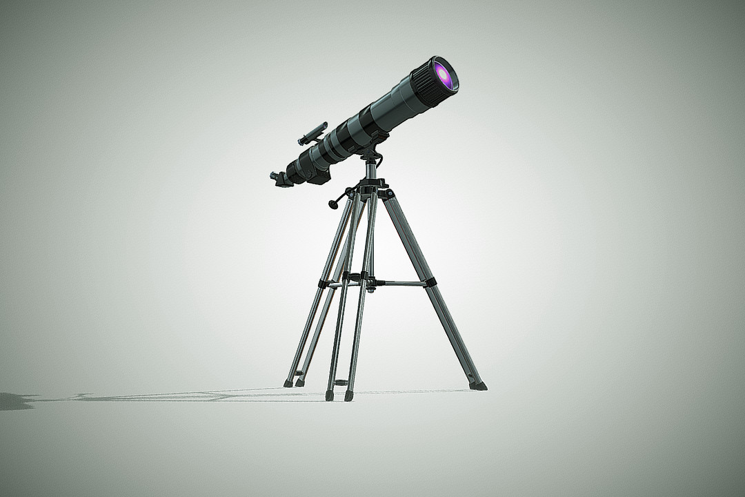 ArtStation - Telescope on Tripod | Resources