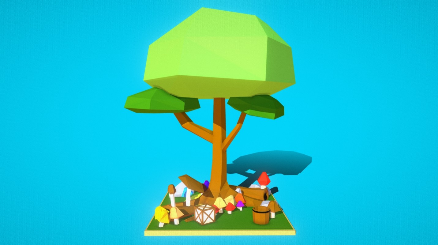 ArtStation - (195 models) HIE Game Ready Mega Lowpoly Pack2.0 | Game Assets