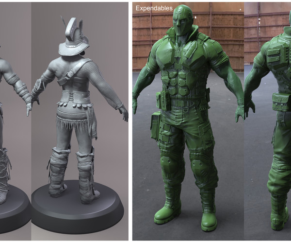 ArtStation - Spartacus/Expendables SET | Resources