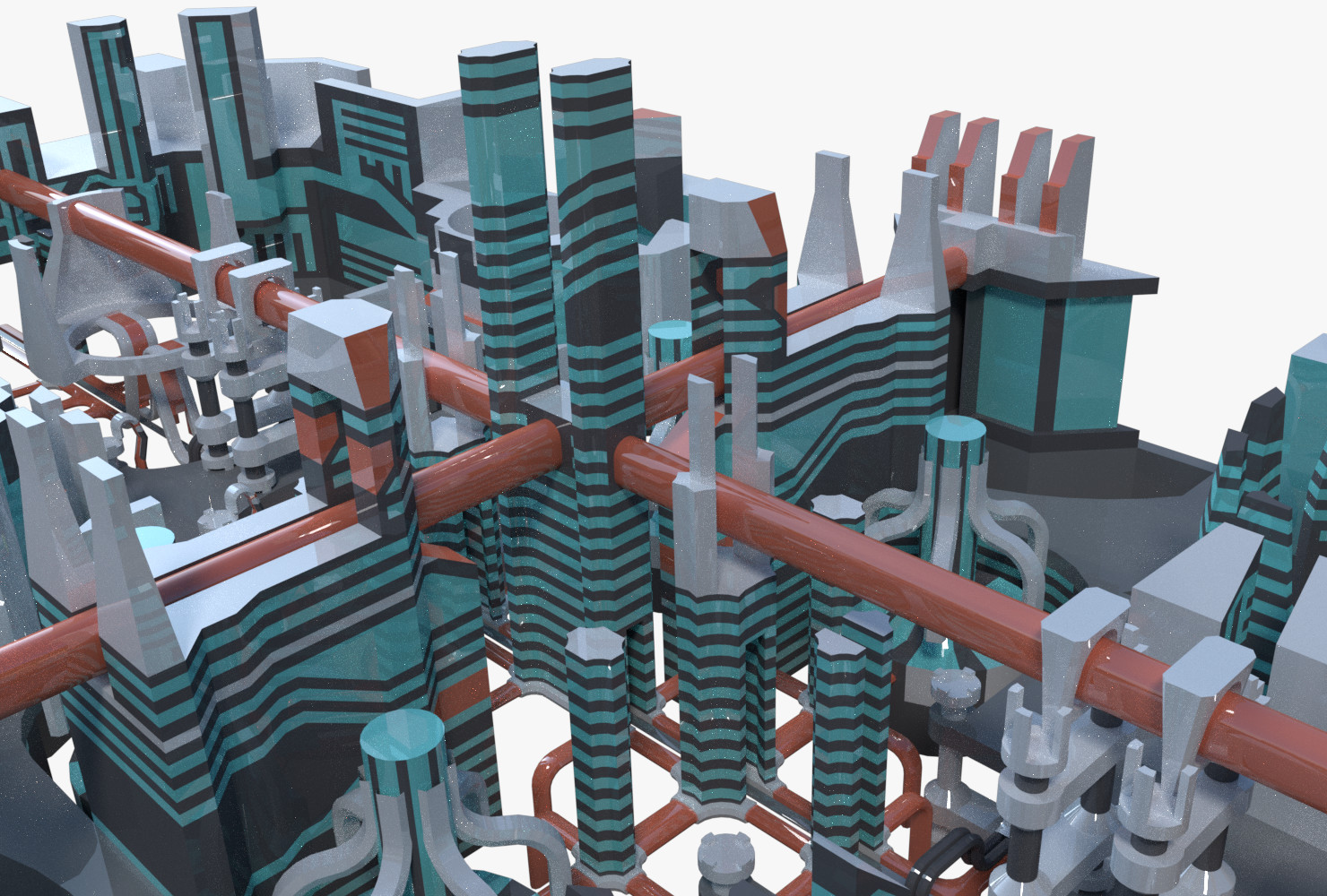 ArtStation - Sci-fi city block | Resources