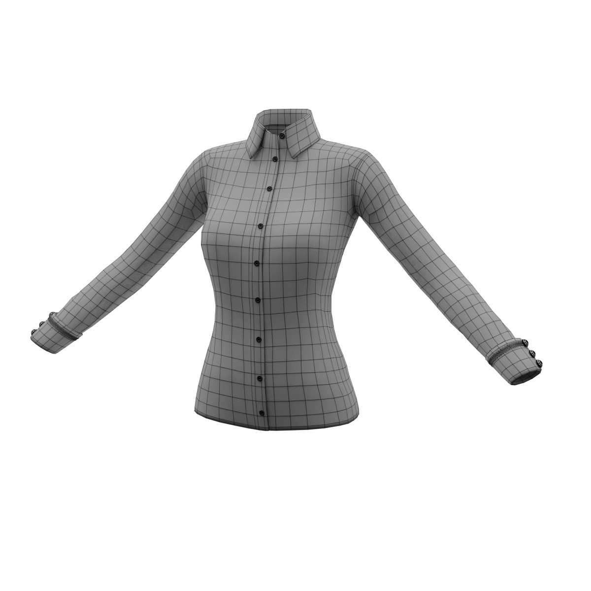 ArtStation - Female Blouse V2 | Resources