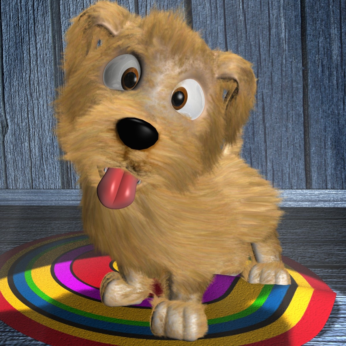 ArtStation - Cartoon Dog Rigged | Resources